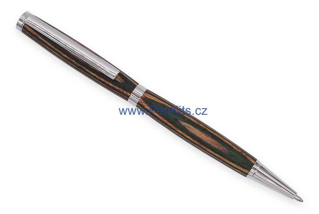 SLIMLINE - sada pro výrobu kuličkové propisky platinová | PenKits.cz